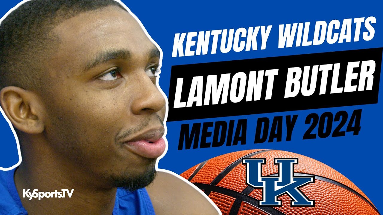Kentucky Wildcats Basketball Lamont Butler – Media Day 2024 | KySports
