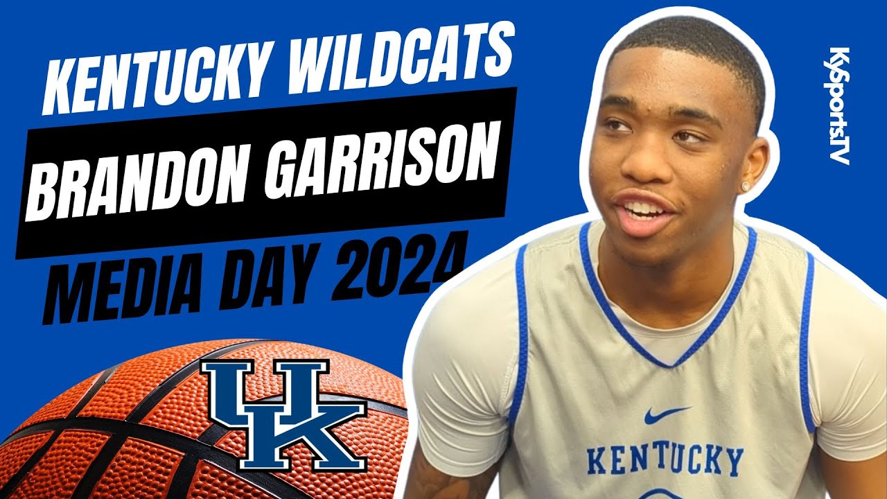 Kentucky Wildcats Basketball Brandon Garrison – Media Day 2024 | KySports