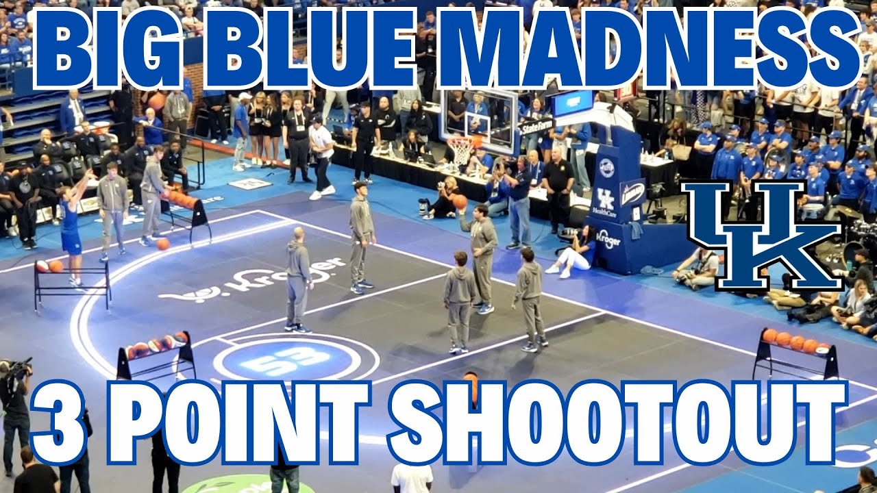 Kentucky Wildcats Basketball Big Blue Madness 3 Point Shootout Final ...