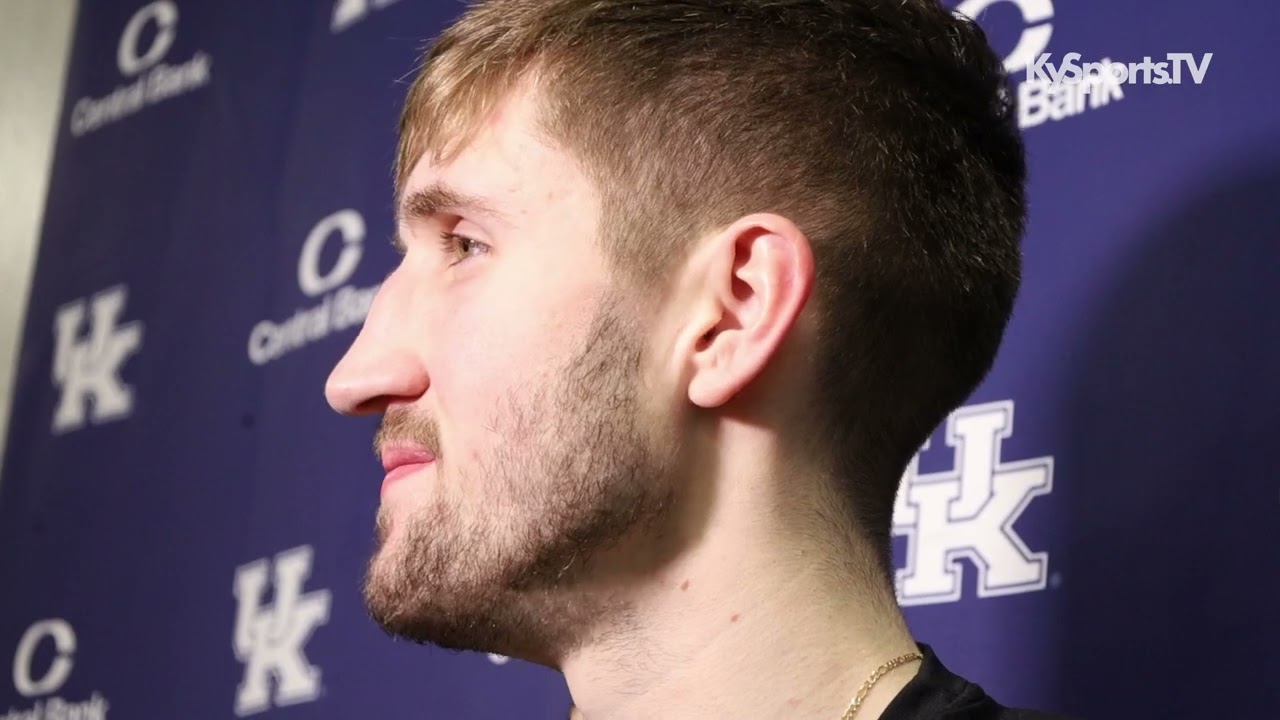 Kentucky Wildcats Basketball Andrew Carr Recaps WIN vs Colgate | KySports