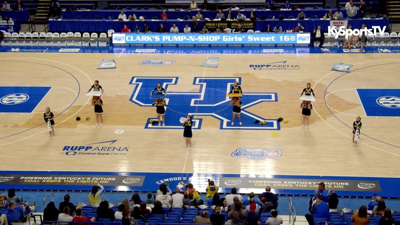 Danville Christian Cheer Performs at 2025 Girls Sweet 16 | KySports